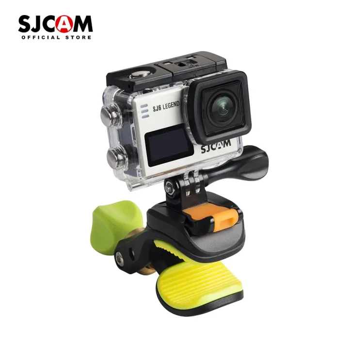Bike Handle Bar Clamp Mount for SJCAM & Action Cameras (Black) | Lazada PH