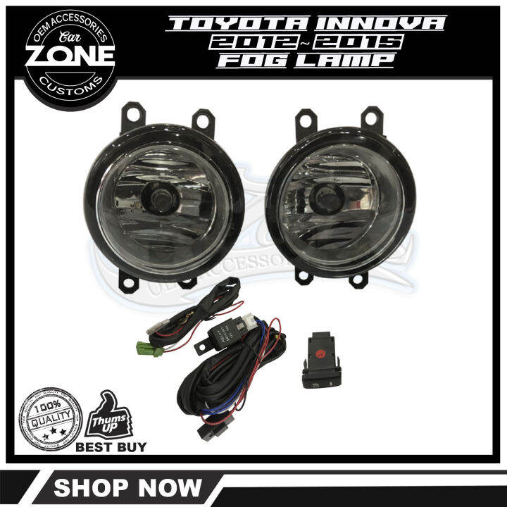 Toyota Innova 2012-2015 Pentair Fog Lamp / Fog Light Assembly | Lazada PH