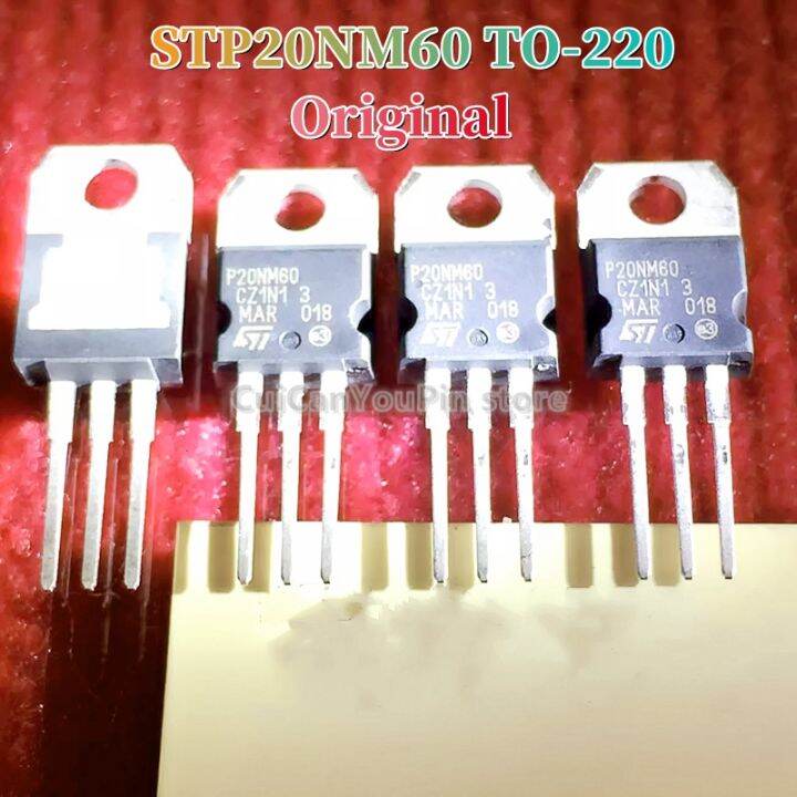 5ชิ้นต้นฉบับ STP20NM60ถึง-220 20A TO220 20NM60/ทรานซิสเตอร์ใหม่แบบดั้งเดิมมอสเฟท600V N-Channel ...