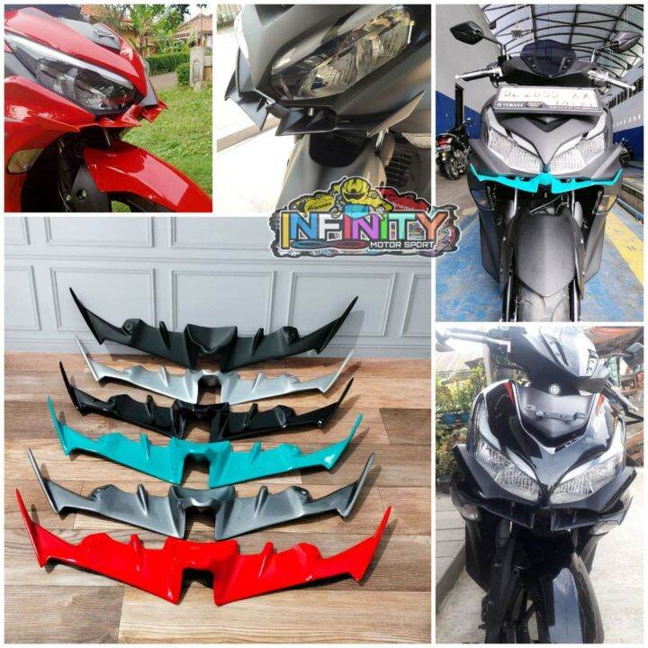 WINGLET ALL NEW AEROX 2021 WINGLET AEROX NEW CONNECTED MODEL H2 WINGLET ...