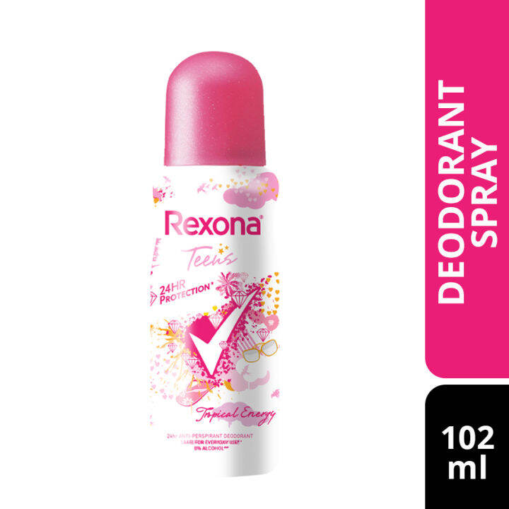 Rexona Teens Deodorant Spray Tropical Energy | Lazada