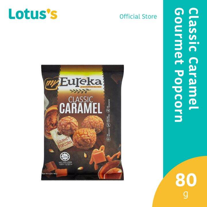 Eureka Classic Caramel Gourmet Popcorn 80g | Lazada