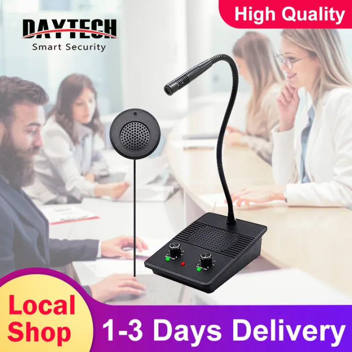 [COD] Daytech Wireless Intercom Window Speaker System Supplier Shop System for Bank/Office ...