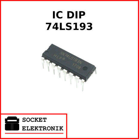 IC 74LS193 74193 DIP Synchronous 4-Bit Binary Counter with Dual Clock | Lazada Indonesia