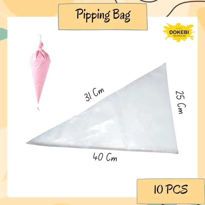 Plastik Segitiga 10 pcs / PIPING BAG / Papping Bag / Plastik Contong ...
