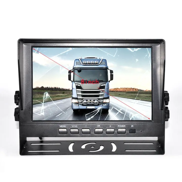 8 Inch AHD Wireless Dual Antenna Car Monitor Vehicle Reverse Backup ...