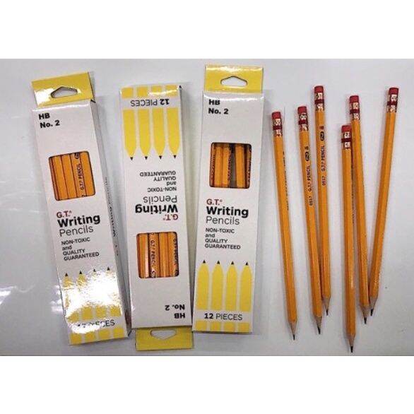 G.T. Writing Pencils HB #2 (1 pc.) | Lazada PH