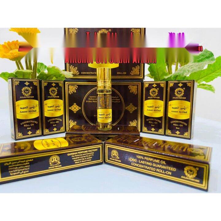 Ahlan Parfum Arab Black Oud Roll 6ml Parfum Ori Non Alkohol | Lazada ...