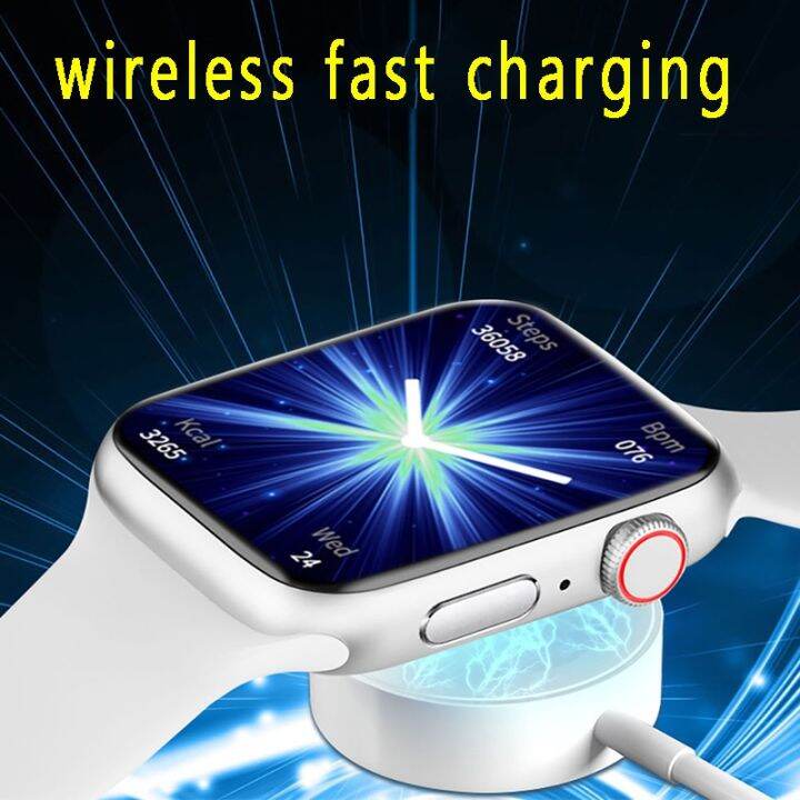 CHYCET WS7MAX Wireless Charging Smart Watch Men Women DIY Face NFC ...