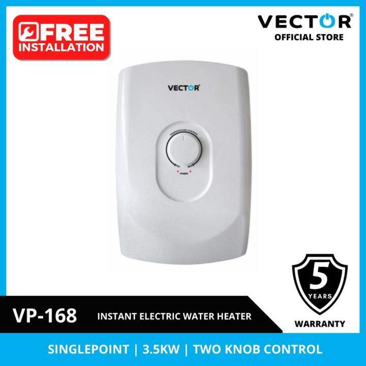 Vector VP-168 3.5 Kw Singlepoint Instant Electric Water Heater (Please ...