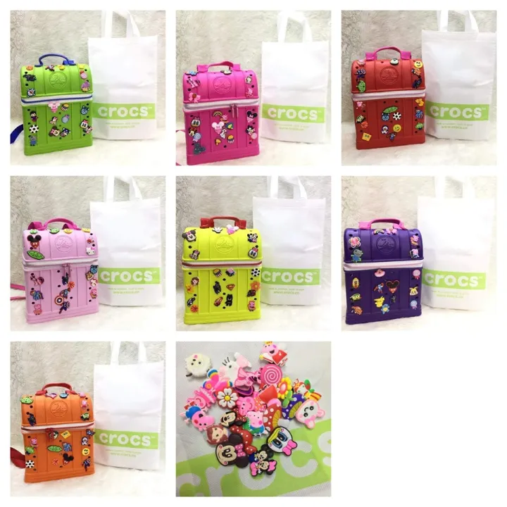 10inch High Quality Crocs Backpack for Kids WITH FREE 20PCS JIBBITS ...