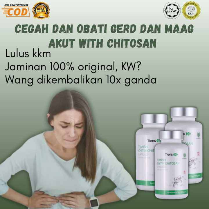 UBAT KURANGI MAAG DAN GERD- CHITIN CHITOSAN TIENS- TIANSHI- UBAT UNTUK ...