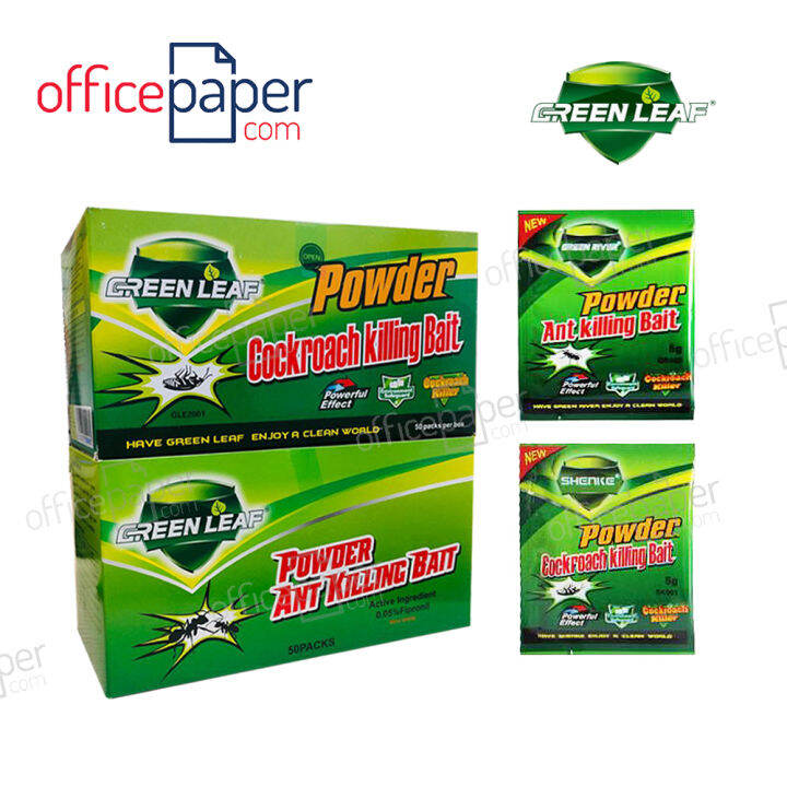 Green Leaf Powder Cockroach Killing Bait (5g) | Lazada