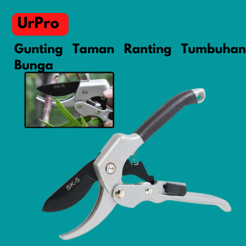 BEST SELLER UrPro Gunting Taman Ranting Tumbuhan Bunga Pruning Scissors ...