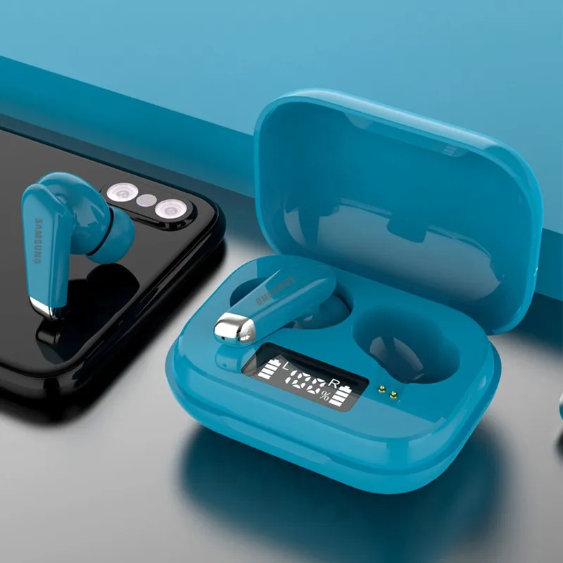 หูฟังไร้สาย Samsung Galaxy Buds MG-S20 หูฟังบลูทูธ หูฟังบลูทู ธ LED v5 ...