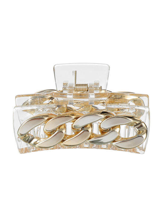 MINISO French Style Medium Chain Hair Claw Clip | Lazada PH