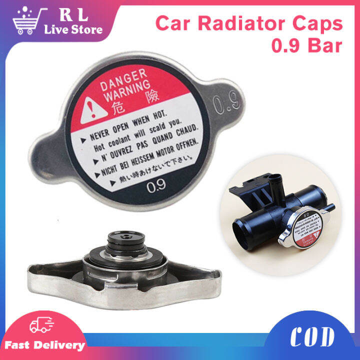 1pcs Universal Radiator Cap Cover Head 45mm 0.9 Bar Stainless Materials ...