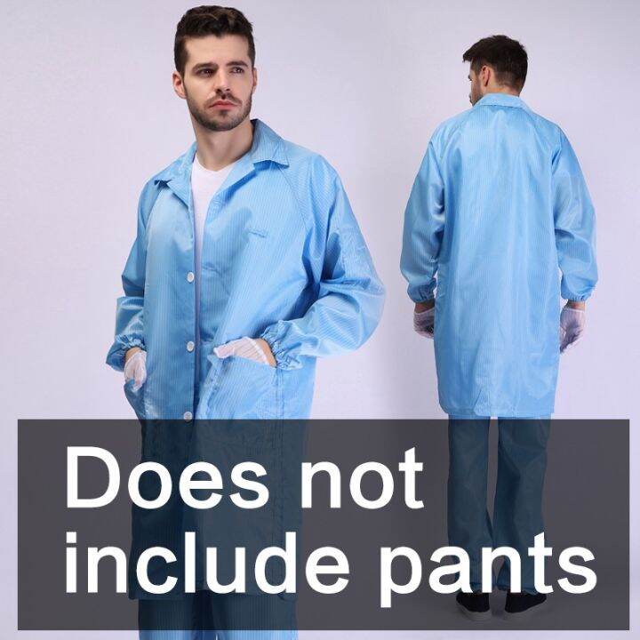 Lab Gown Smock Gown ppe gown washable PPE Jacket Reusable Esd Smock Suits Anti Static laboratory ...