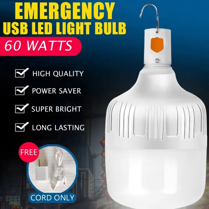 Fugar Chargeable Emergency USB bulb Light Waterproof 220V 20W/40W/60W ...