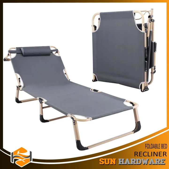 SUN HARDWARE Folding bed single bed home lunch break multifunctional camping bed | Lazada PH