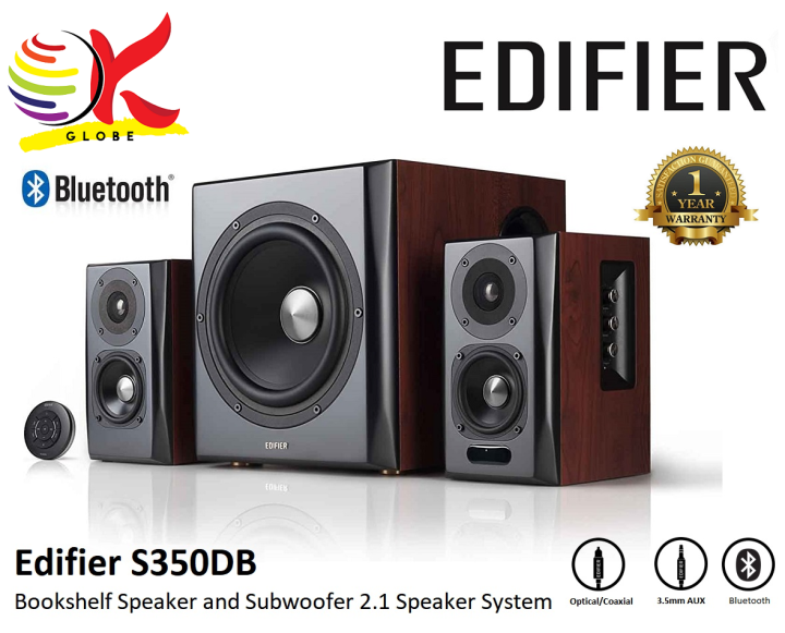 EDIFIER S350DB BLUETOOTH 4.1 APTX WIRELESS SOUND SPEAKER OLD SCHOOL ...