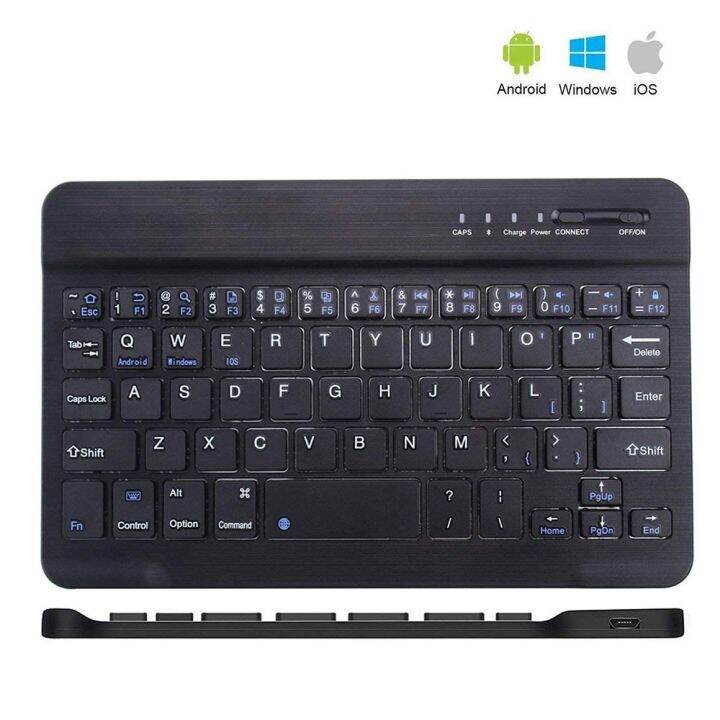 bluetooth keyboard keyboard and mouse set Mini Ultra Slim Wireless ...