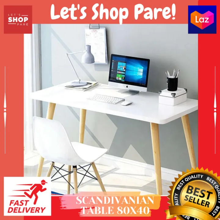 Pare's 80x40 Scandinavian table Mid-Century Modern Kitchen and Dining ...