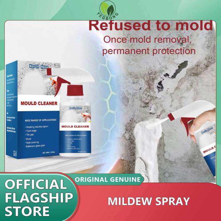 Yegbong Household Mold Remover Spray Mildew Cleaning Agent Furniture Tile Removal Floor Wall ...