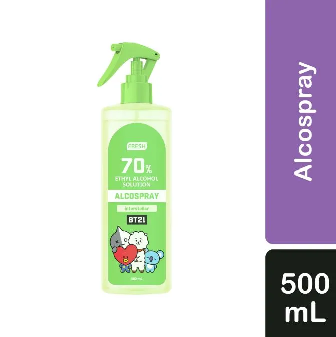 FRESH X BT21 Interstellar Apple Green Alcospray 500ml | Lazada PH