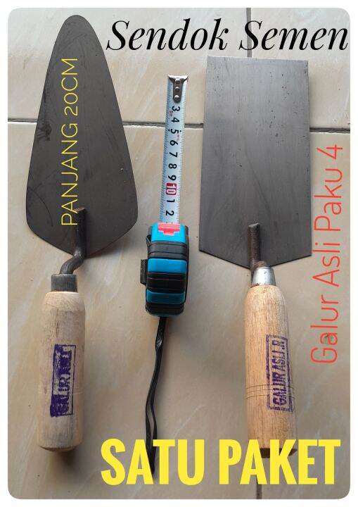 Cetok Sendok Semen Galur Asli PLAT BAJA Ukuran 20cm CETOK GALUR ASLI ...