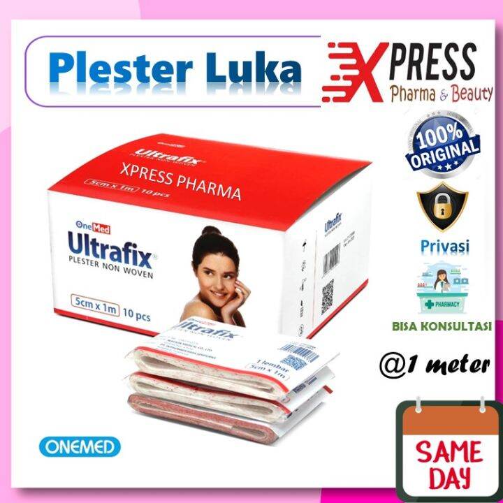 ⚡XPRESS⚡ Ultrafix 10 cm x 1 m dan 5 cm x 1 m Hypafix Putih Plester Luka Ultrafix Hypafik ...