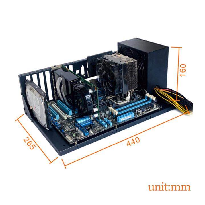 BNMAGIC Computer Chassis Frame Spare Easy to Use Fitments Stable Open ...