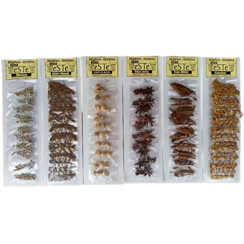 Rempah rentengan rencengan kapulaga ketumbar merica jinten bunga lawang ...