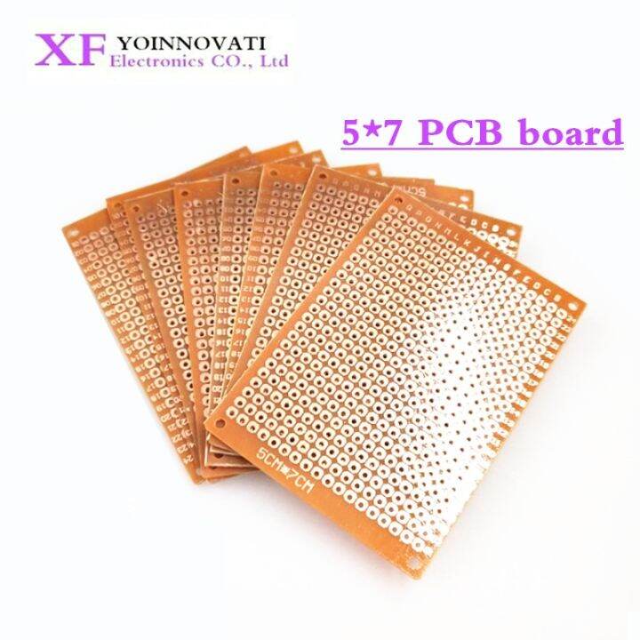 10pcs 5*7cm Pcb Prototype Paper Pcb 5*7 Universal Experiment Matrix ...