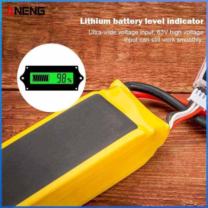 LCD Display Battery Charge Level Indicator Lead Acid Lithium Batteries ...