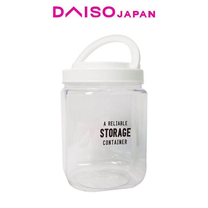 Daiso PET Food Container with Handle (1.5L) | Lazada PH