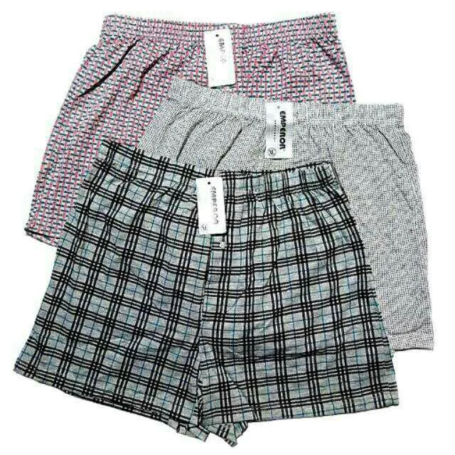 Ang Emperor Men's 100% Cotton Boxer Short High Quality 1pcs | Lazada PH