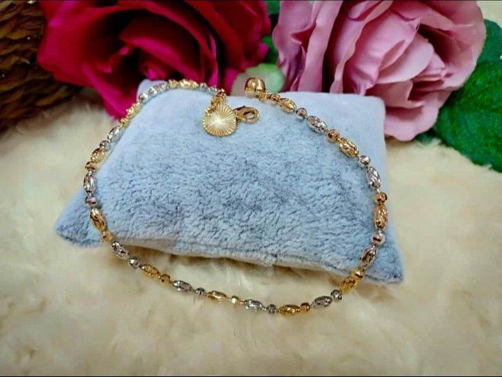 Rantai Kaki Emas Suasa 375/18K | Lazada