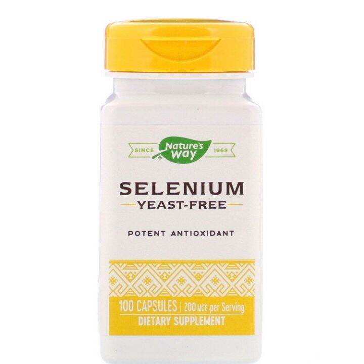 Nature’s Way Selenium 200mcg, 100 capules (Expiration: May 2026 ...