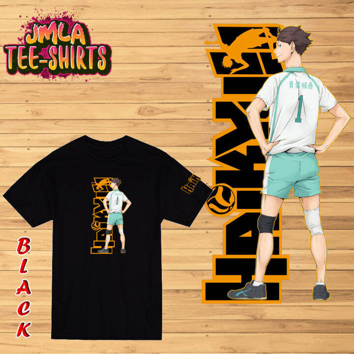 Haikyuu Tōru Oikawa Karasuno Nekoma Logo Anime Cartoon Unisex JMLA ...