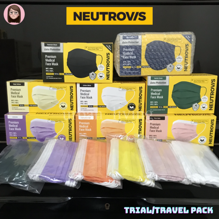 [Ready Stocks] Neutrovis Premium Medical Face Masks 3-ply Kids Travel ...