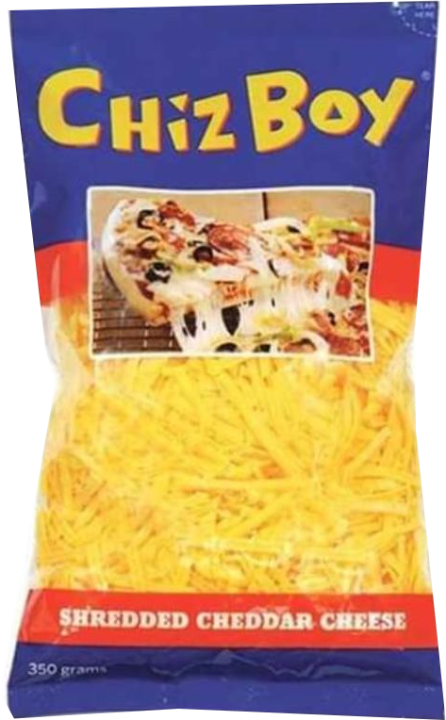 ENNO's MART CHIZBOY SHREDDED PROCESSED CHEDDAR 350grams | Lazada PH