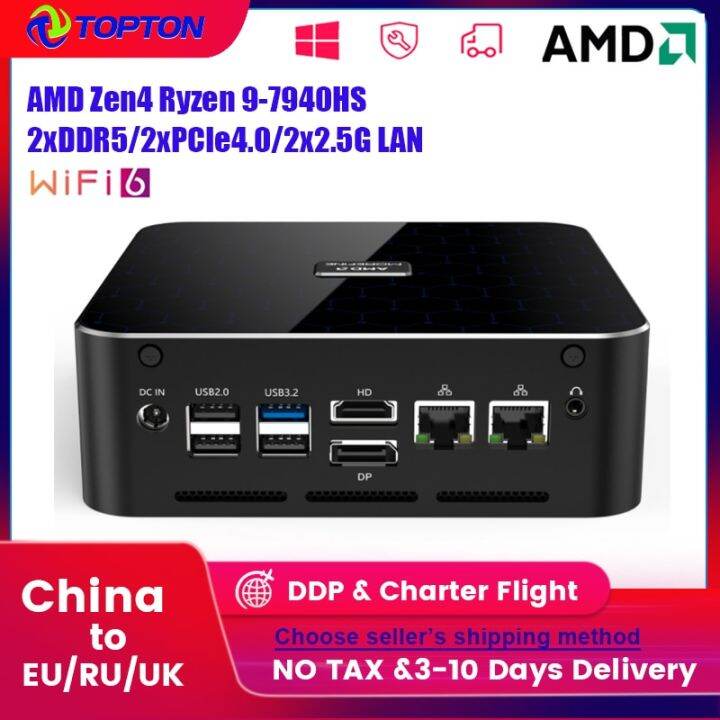 M600 AMD Mini PC Rzyen 9 7940HS Gaming PC R7 7840HS 2Xddr5 2Xpcie4.0 ...