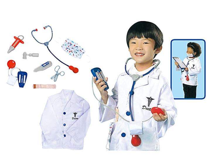 Children's Doctor Dress Up Costume Role Play Set | Lazada PH