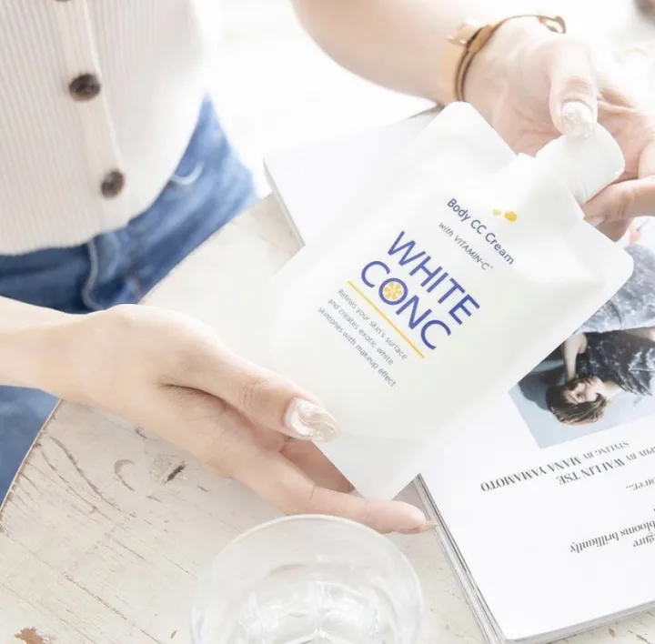 WHITE CONC CC CREAM 200G ไวท์ คอง ซีซี ครีม ครีมบำรุงผิว พร้อมกันแดด ...
