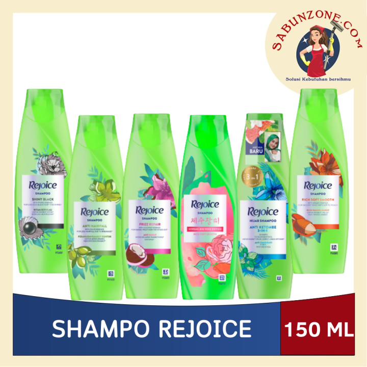 Shampoo Rejoice 3 in 1 Rich Soft Smooth Sampo Rambut Halus Lembut / Anti Ketombe Hijab Menthol ...