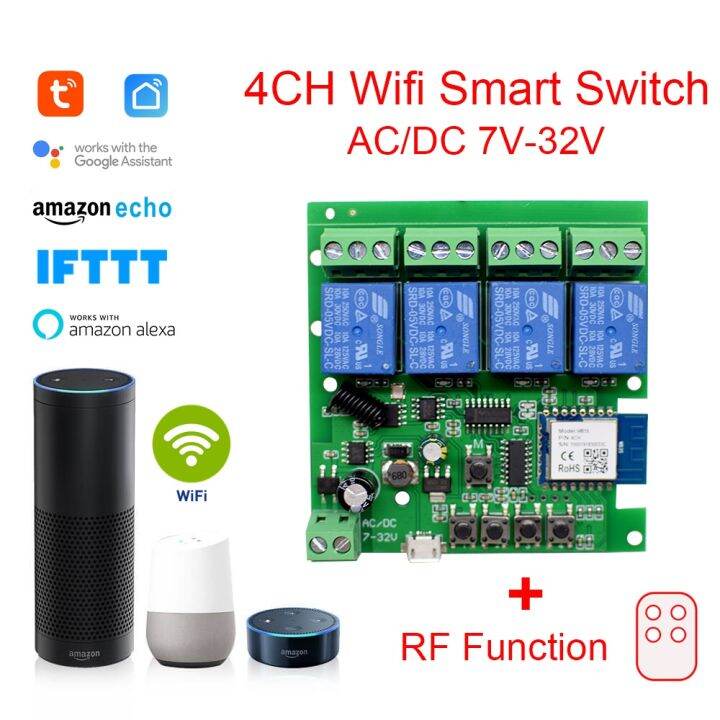 Smart Life/Tuya Smart Wifi Module USB 7-32V DIY WIFI Wireless Smart ...