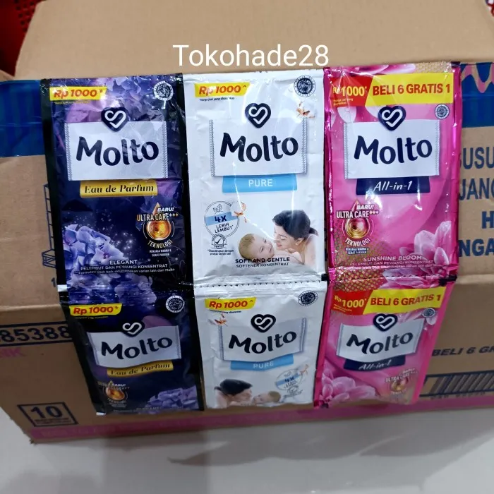 1 RENCENG Molto Ungu Kemasan 1000 isi 20 ml | Lazada Indonesia