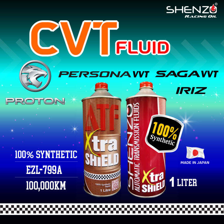 ATF CVT Fluid CVT Gear Oil 100% Synthetic EZL-799A For Proton Saga VVT ...