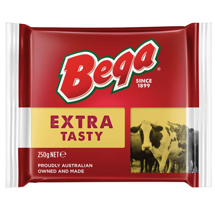 (REILIANA) Bega Extra Tasty Cheddar Cheese block – 250 G | Lazada PH